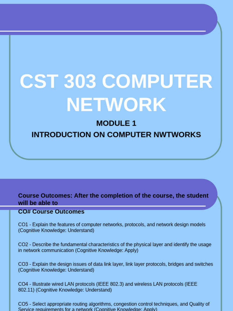 1 Introduction To Computer Networking | PDF | Computer Network ...
