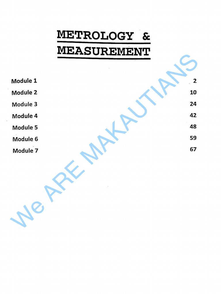 Metrology & Measurement Organizer | PDF | Observational Error | Gear