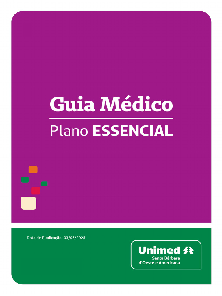 Guia Médico Unimed 2024 - Americana SP | PDF | Sistema de saúde | Programas sociais