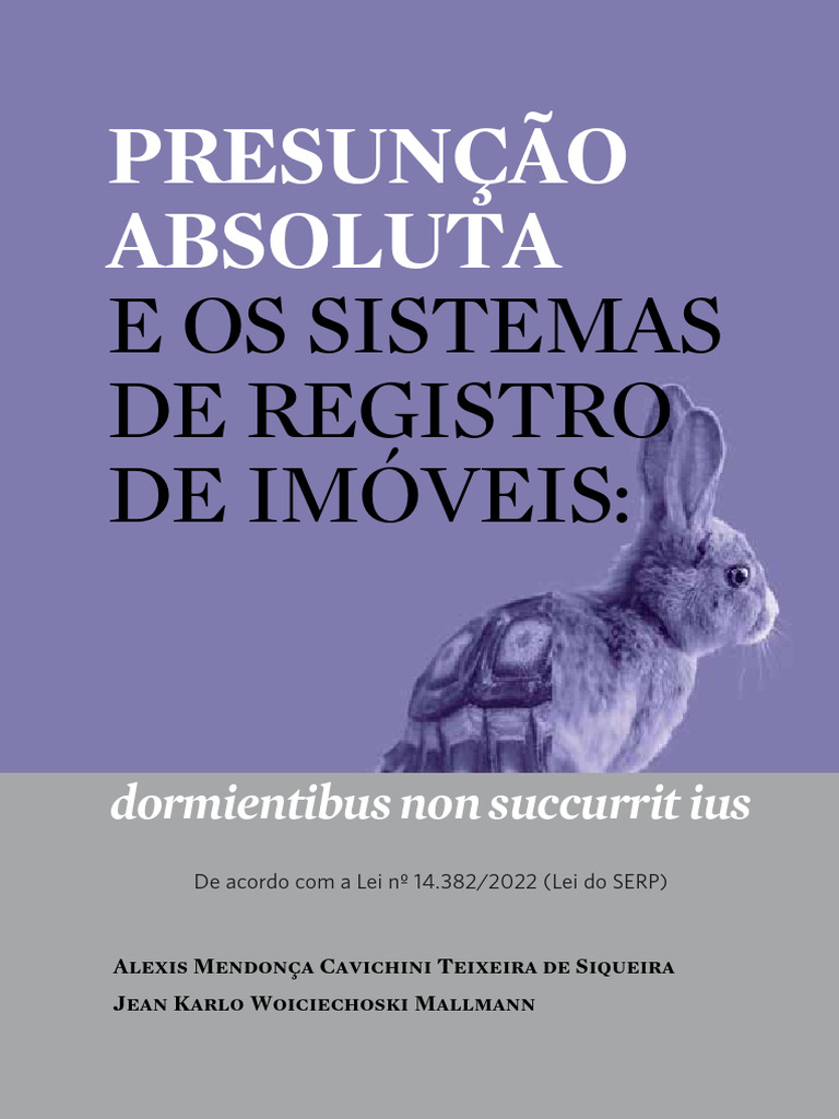 MALLMANN, Jean CAVICHINI, Alexis - PRESUNÇÃO ABSOLUTA E OS SISTEMAS DE ...