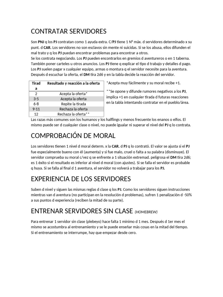 Contratar Servidores | PDF