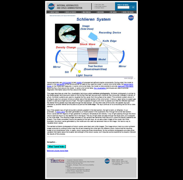 Schlieren Flow Visualization | PDF | Light | Electromagnetic Radiation