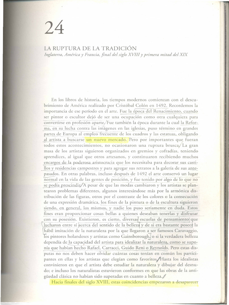 La Historia Del Arte Gombrich - Capitulos 24 Al 26 | PDF