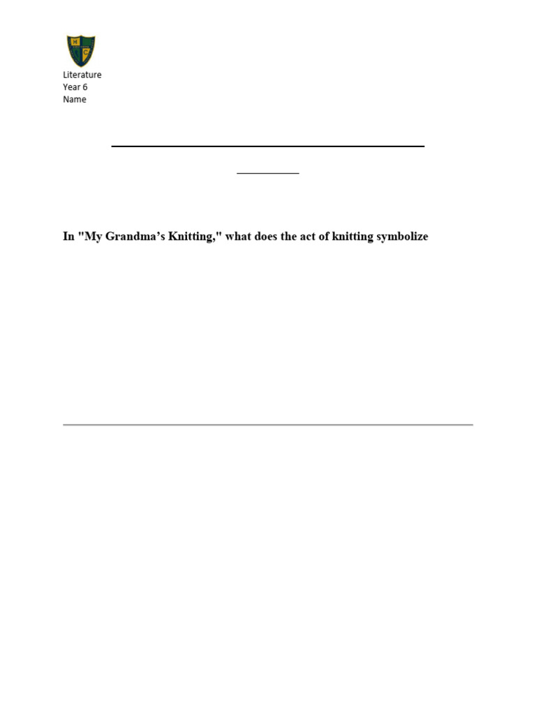 Literature Test Y6 Adaptado | PDF