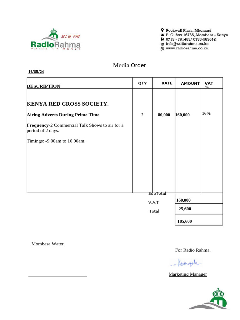 Kenya Red Cross Society | PDF