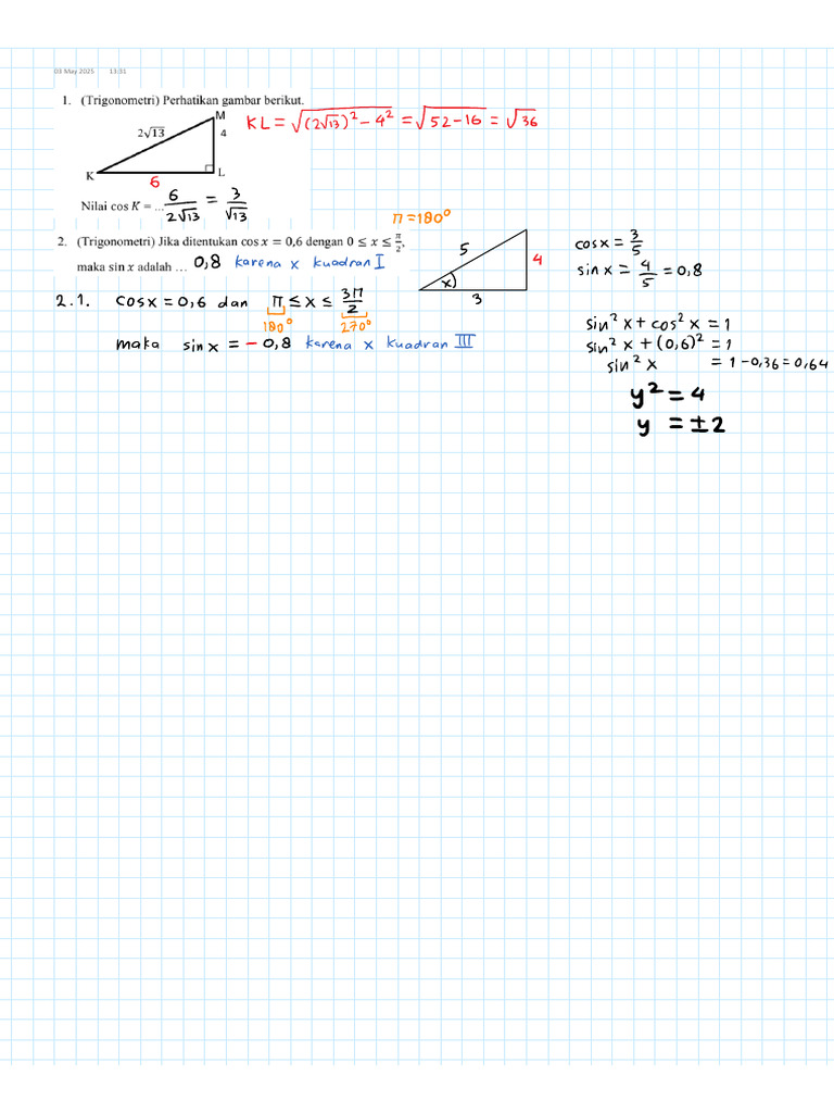 Pretest Math Level A Document | PDF