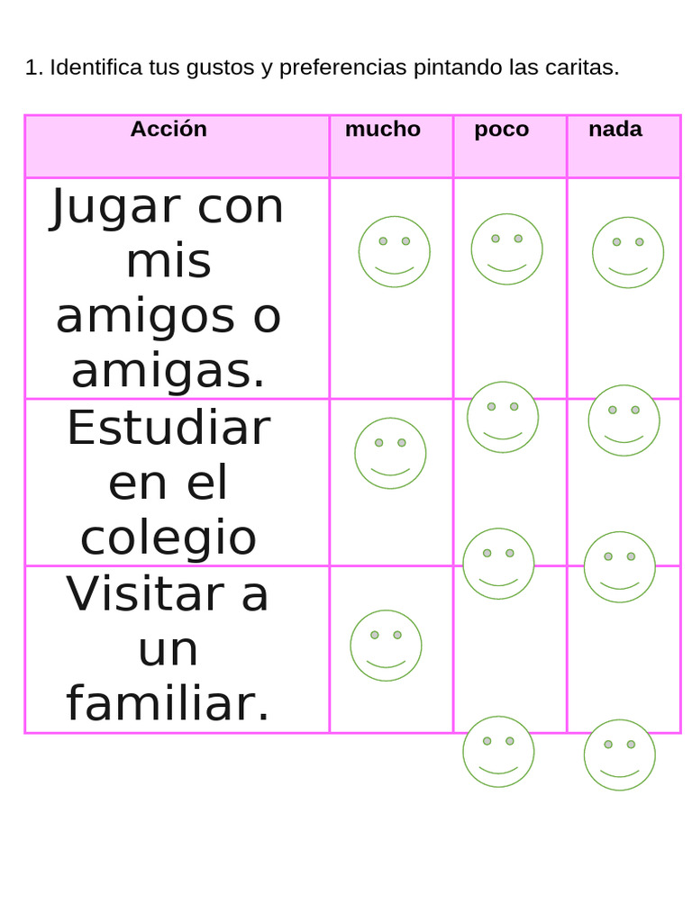 Ficha 9 Así Soy Yo | PDF