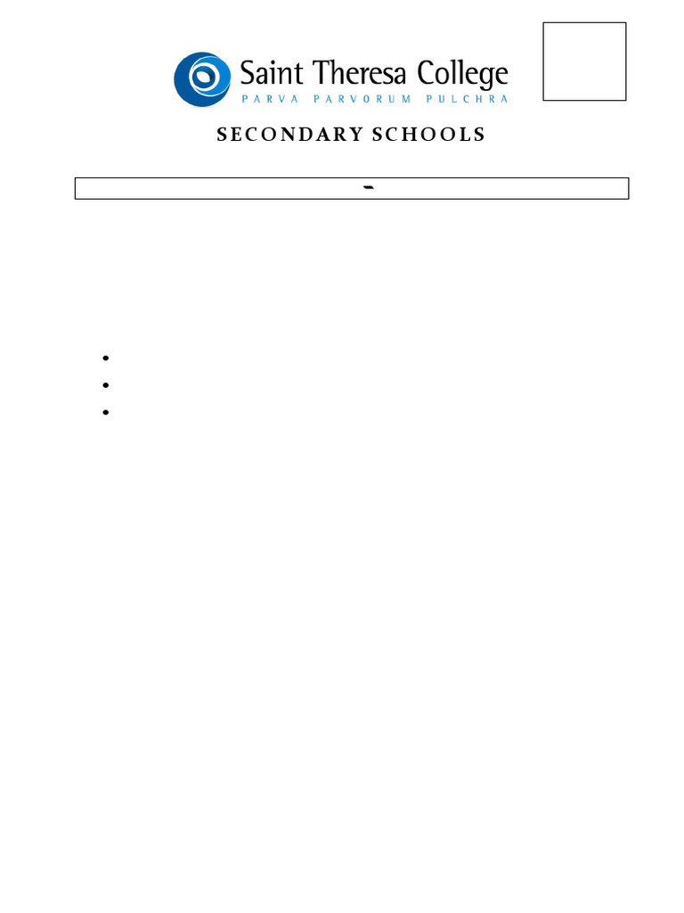 Form 3 Maths Main Level 7 8 | PDF | Mathematics