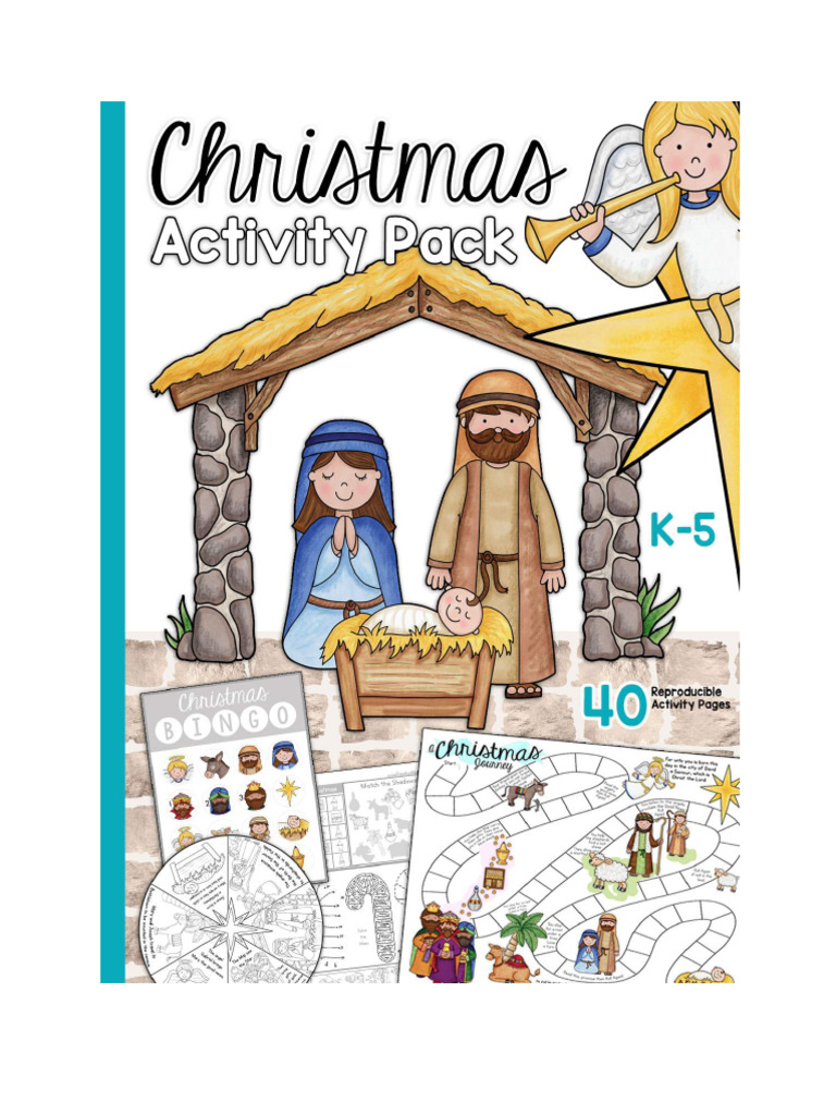 Christmas Activity Pack for Kids | PDF | Apocalypticists | December ...