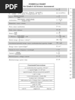 Csec Physics Formula Sheet | PDF