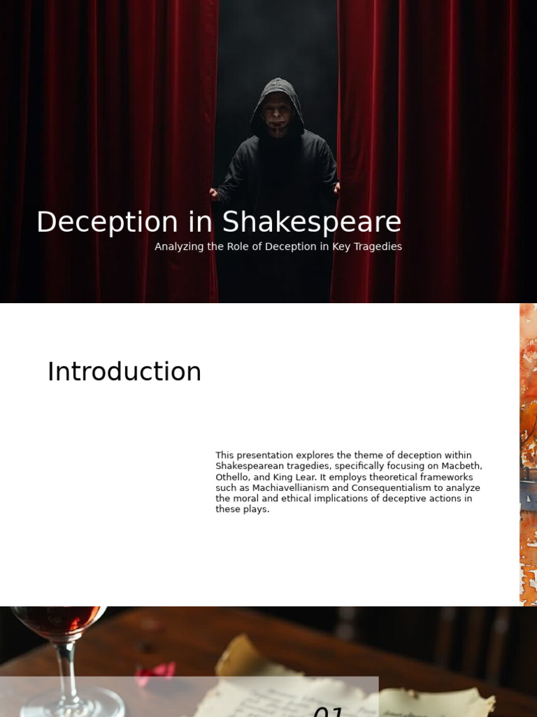 Deception in Shakespeare Final | PDF | Niccolò Machiavelli | King Lear