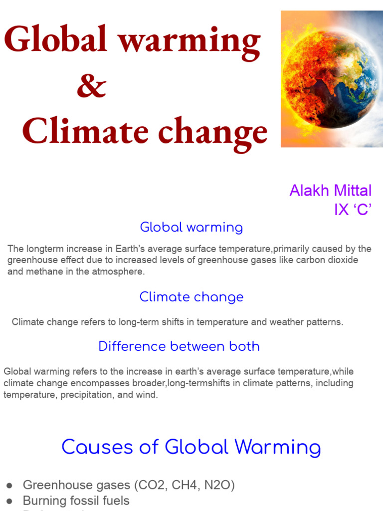 Understanding Global Warming Effects | PDF