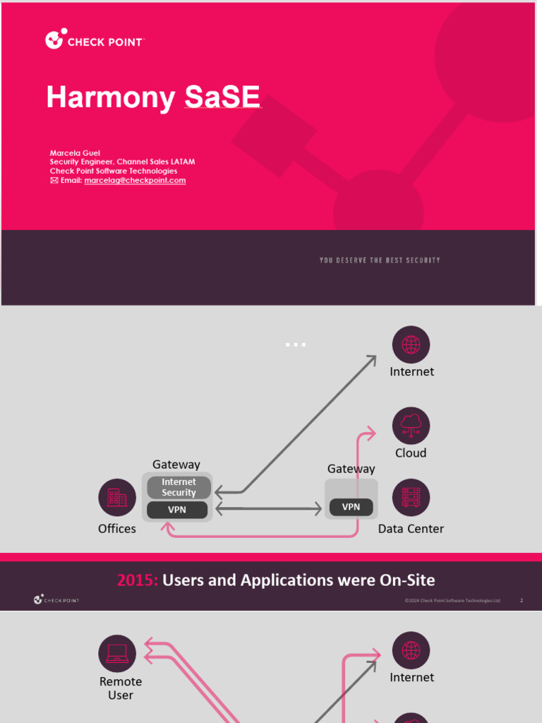 Harmony SASE - RoadShow Peru | PDF | Cloud Computing | Virtual Private Network
