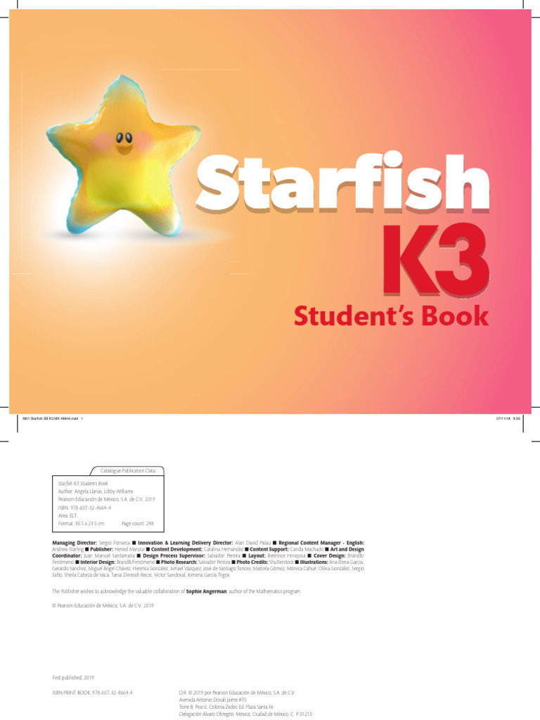 Starfish K3 Student's Book Overview | PDF | Communication