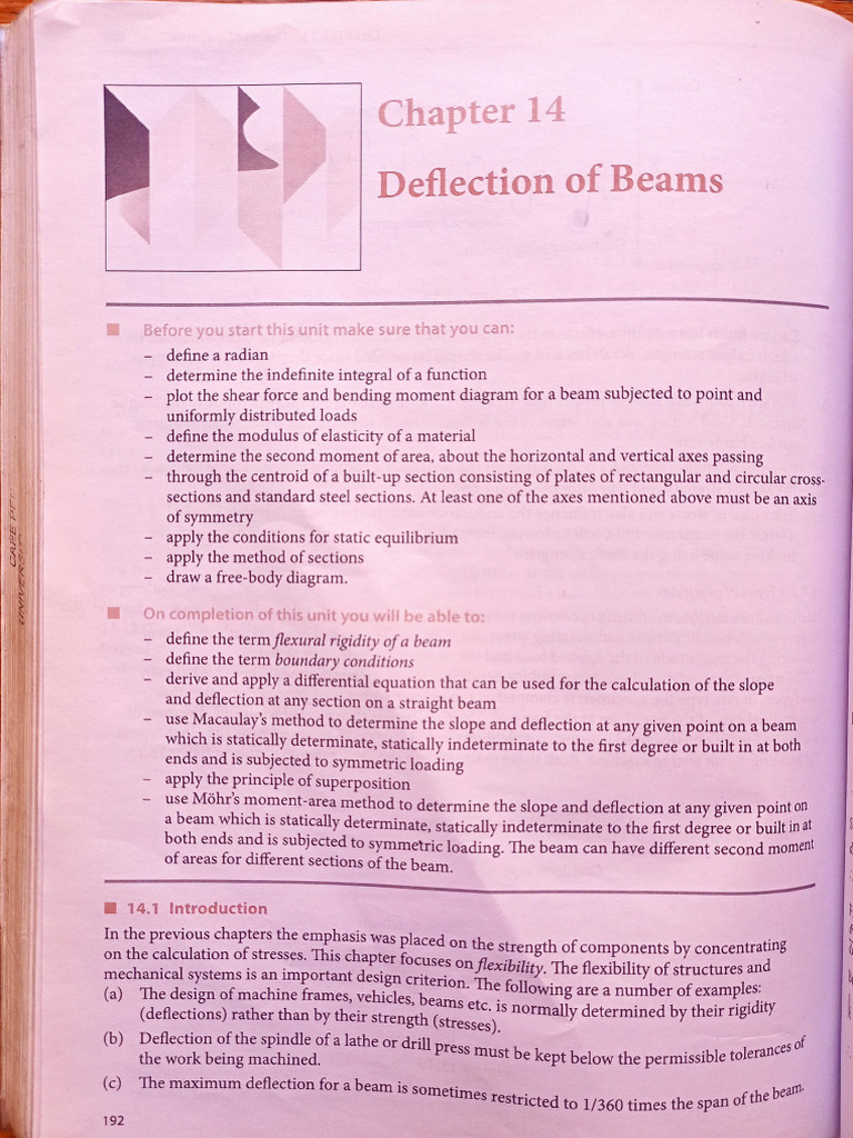 Deflection in Beams | PDF