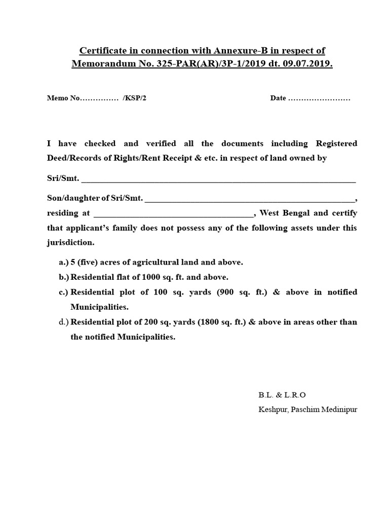 Annexure B | PDF