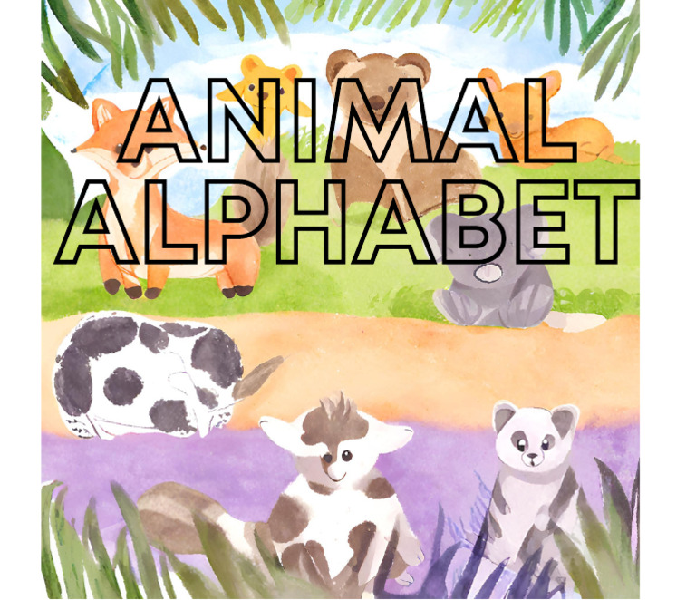 Animal Alphabet Tracing and Coloring Book | PDF