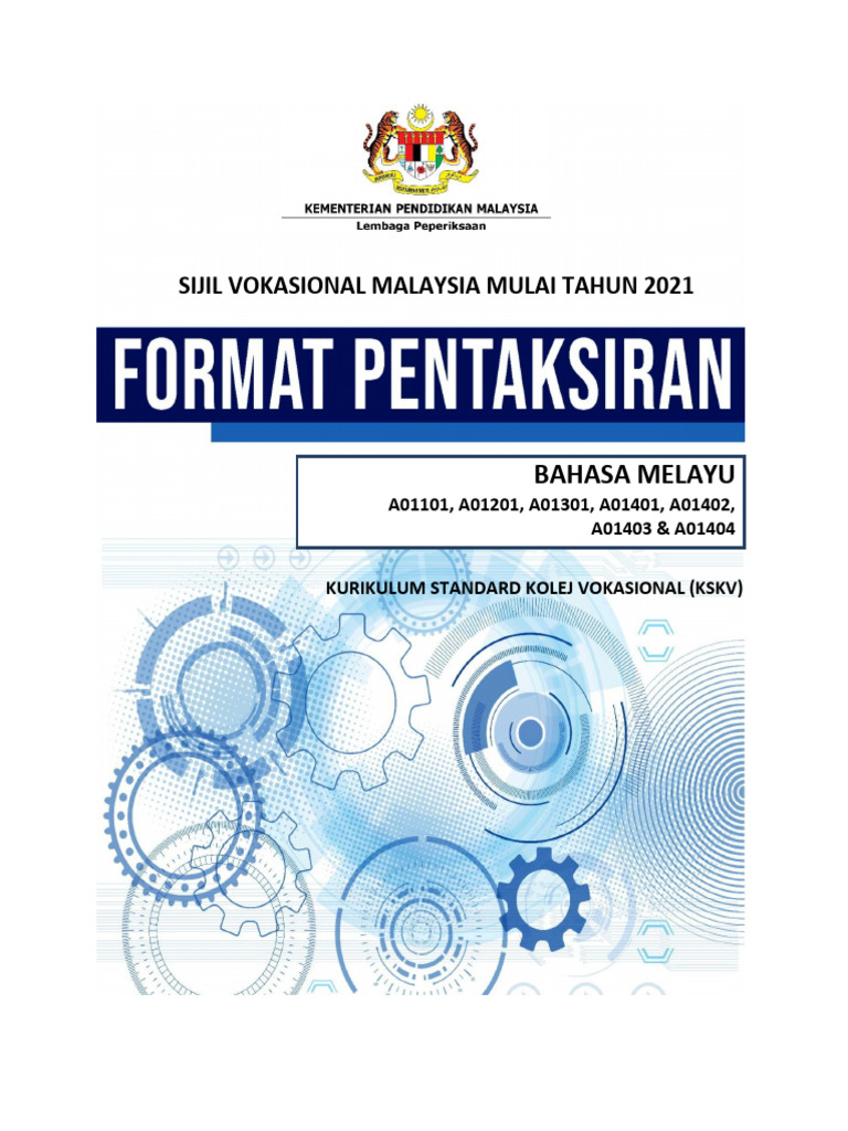 3.format Pentaksiran BM SVM 2021 | PDF