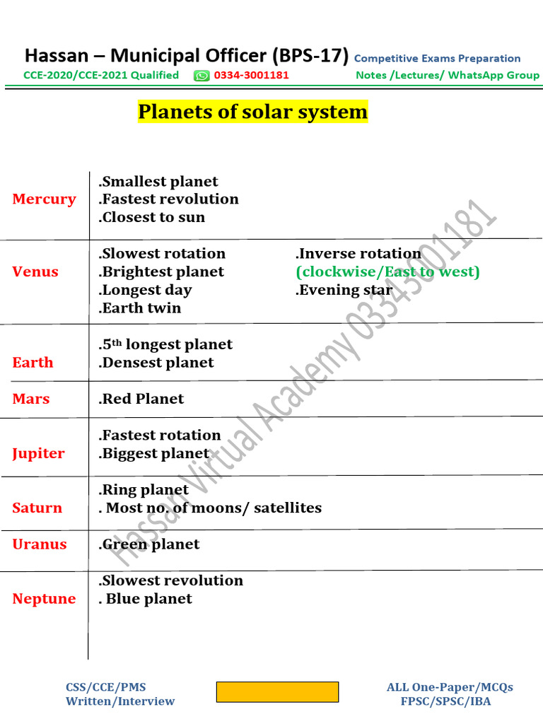 Everday Science Complete | PDF | Planets | Apsis