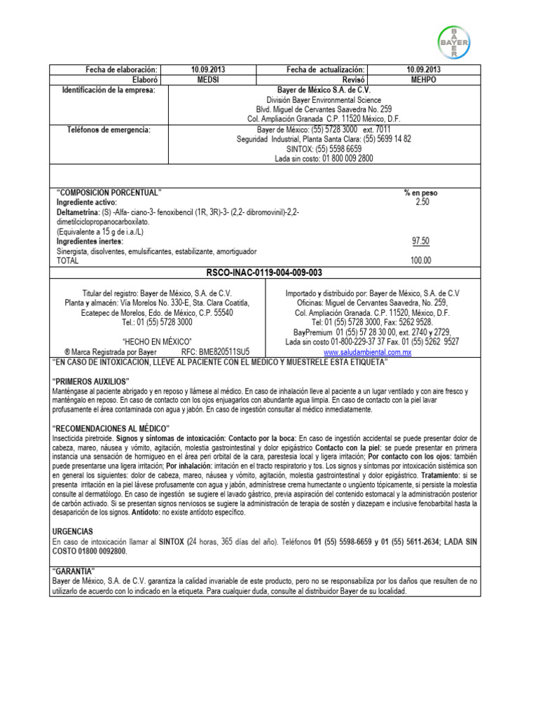 16 K-Obiol-Fds | PDF | Toxicidad | Residuos