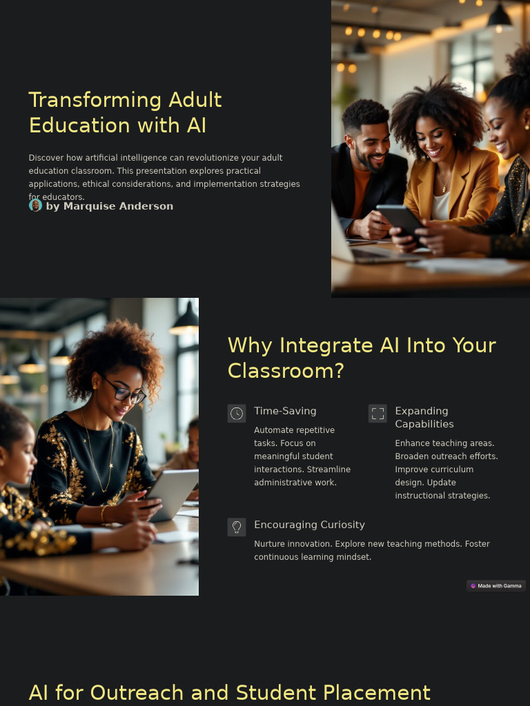 AI Innovations in Adult Education | PDF | Artificial Intelligence ...