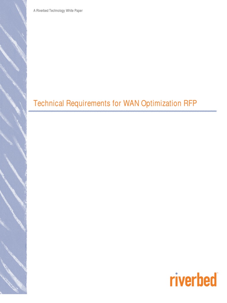 WhitePaper Riverbed TechRequirements RFP | PDF | Transmission Control Protocol | Quality Of Service