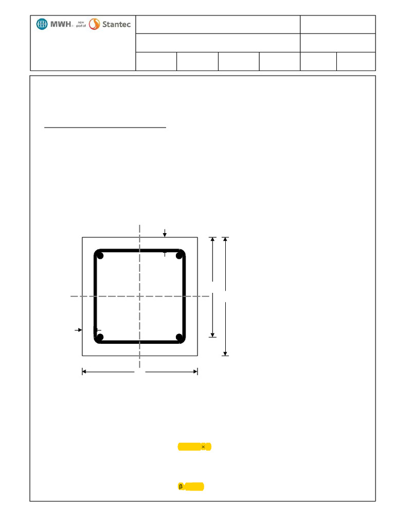 Braced Short Column Example | PDF | Structural Engineering | Building Materials