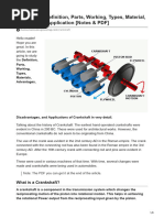 Crankshaft Manufacturing Process Overview | PDF