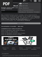 Roblox Robux Return Policy Acknowledgment | PDF