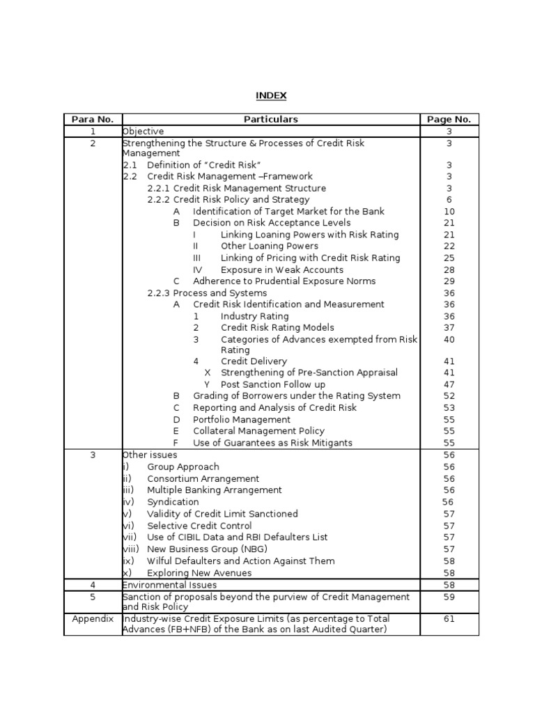 Credit Management & Risk Policy | PDF | Credit (Finance) | Credit Risk