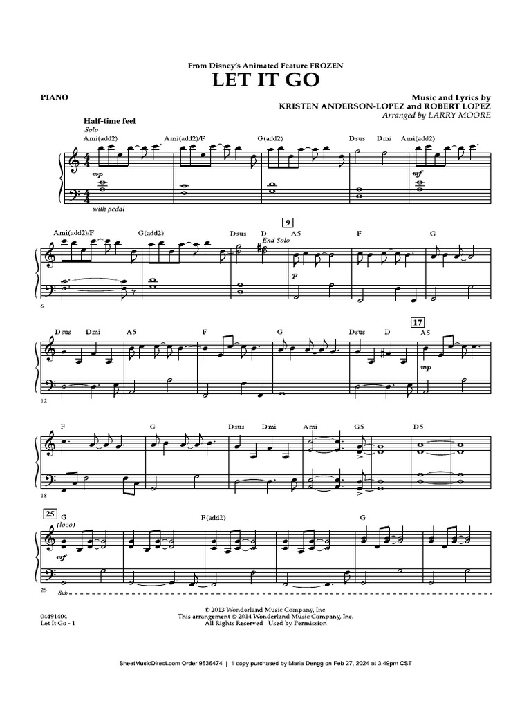Let It Go | PDF