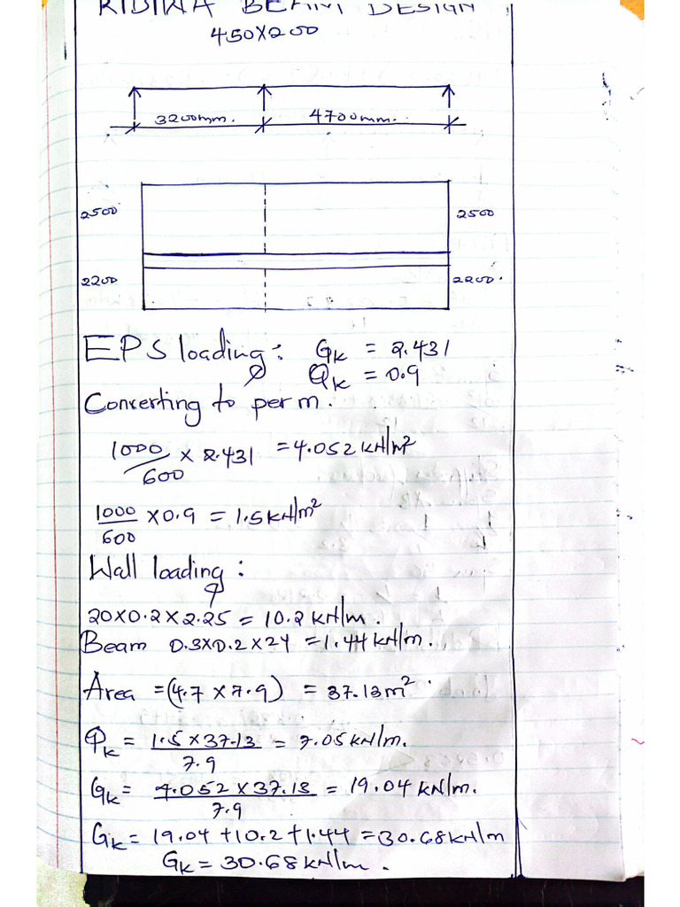 Kidiwa Beam Calculation Manual and Prokon Analysis | PDF