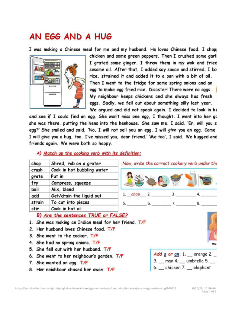 Printing - English ESL Worksheets For Distance Learning and Physical ...
