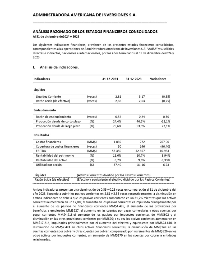 Empresa AAISA Filiar de Habitat, Análisis de Una Buena Opción | PDF ...