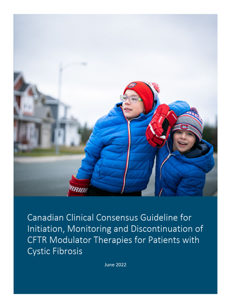FC Canadian Clinical Consensus Guideline For Initiation, Monitoring and ...