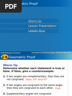 Geo Proofs | PDF