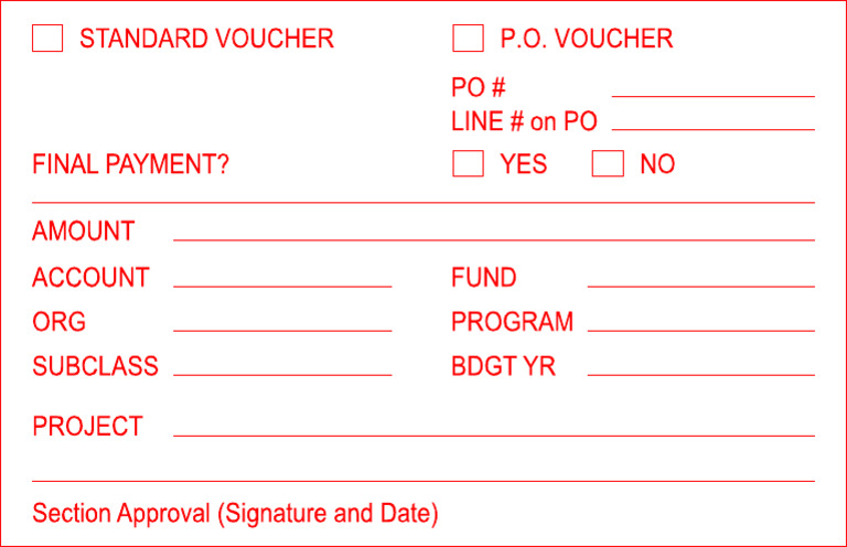 Invoice Approval Stamp Template | PDF
