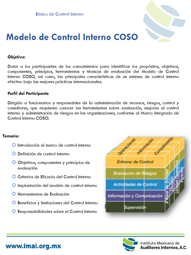 Modelo de Control Interno COSO | PDF