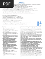 My Family - Short Story | PDF