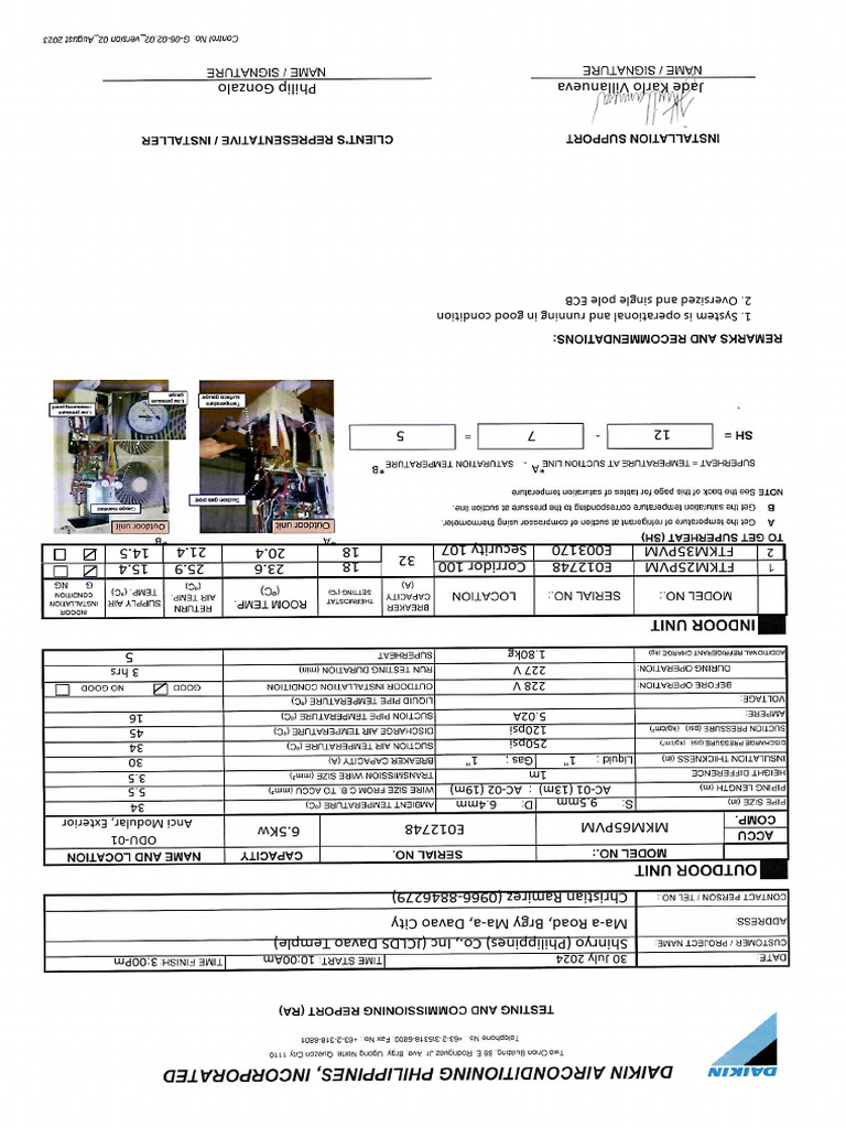 ODU-01 AC-01 & AC-02 (Daikin T&C) Signed Jade | PDF