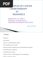 Chemotherapy Administration Sequencing Chart | PDF | Chemotherapy ...