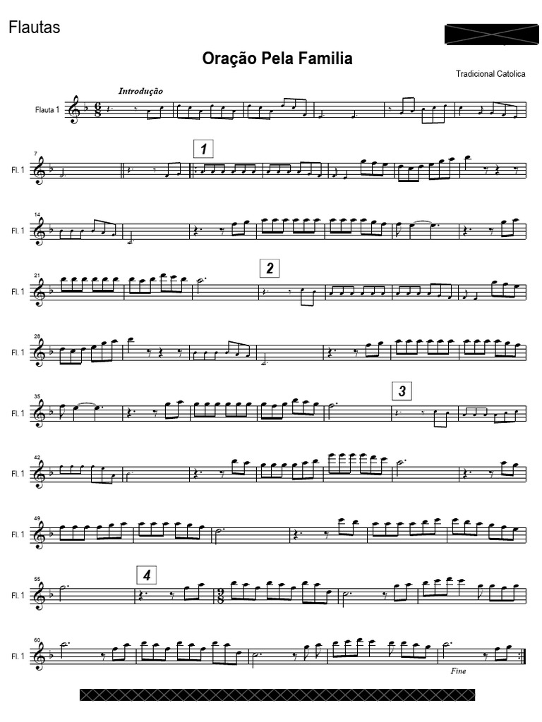Oracao Pela Familia - Flautas | PDF