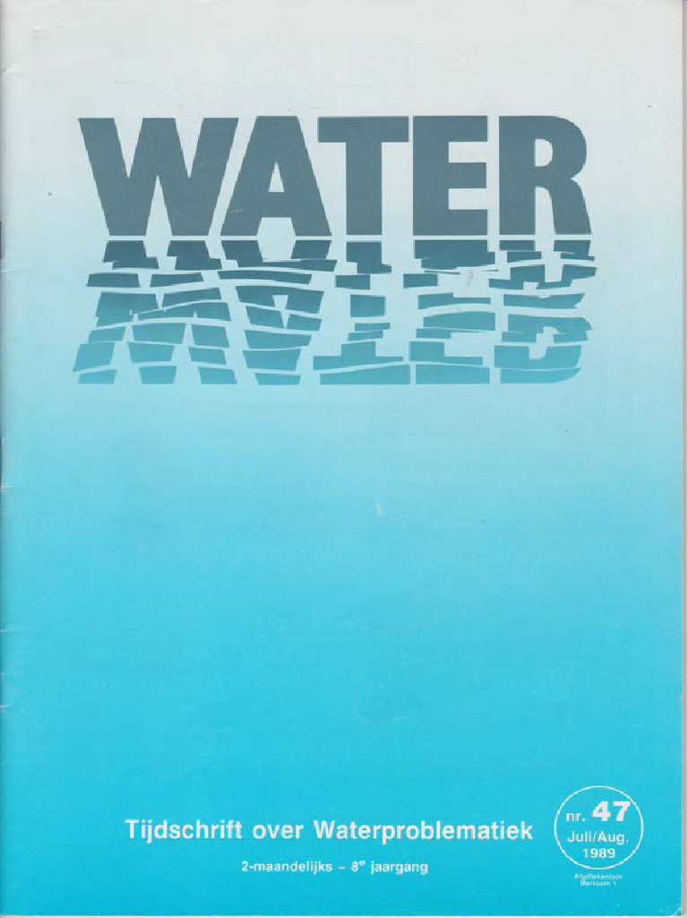 Water July-August 1989 | PDF