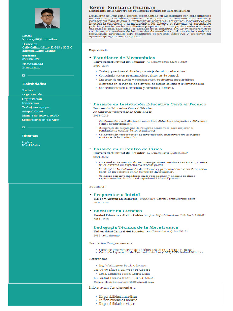 Kevin Sim B 2001 | PDF