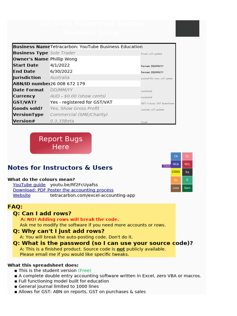 Tetracarbon Accounting System Overview | PDF | Financial Services ...