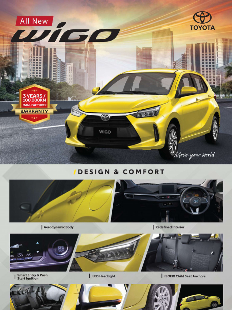 Toyota Wigo 2025 - Compressed | PDF