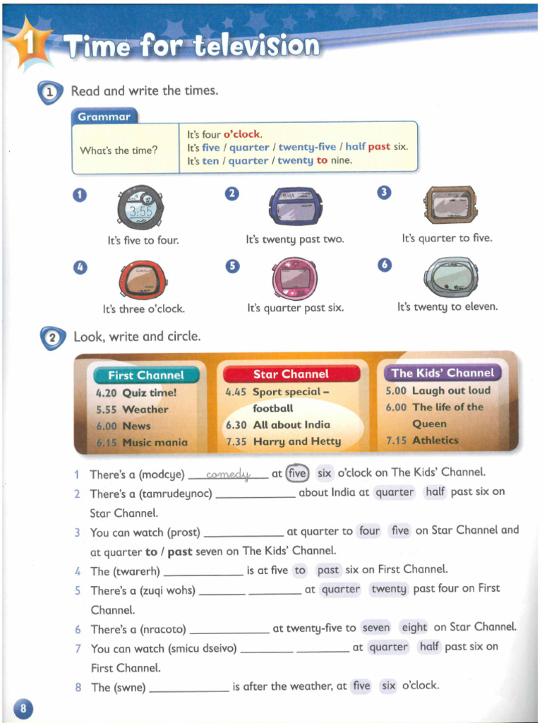 5º English KID's BOX My Home Booklet 1 | PDF