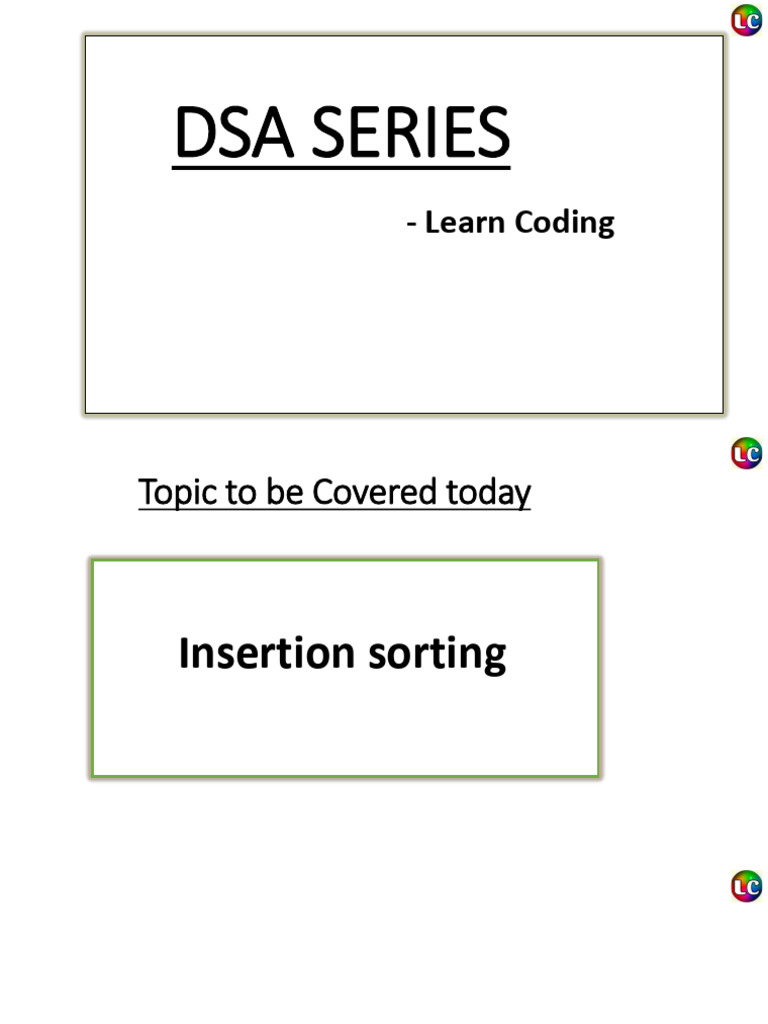 Insertion Sortingtrh | PDF