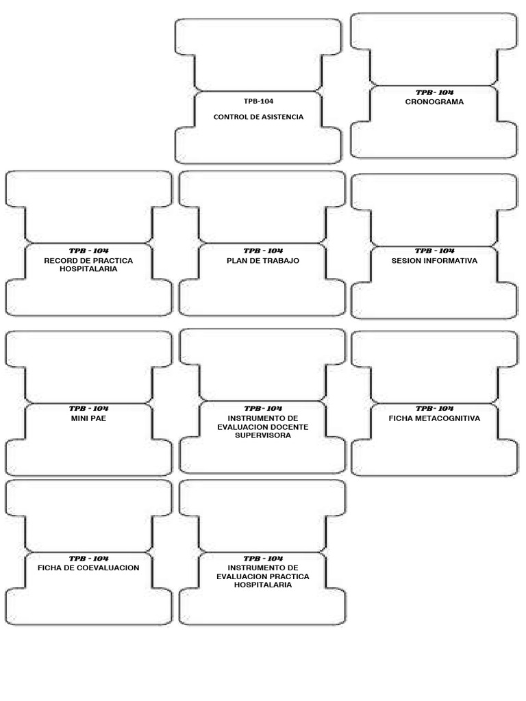 Pestañas de Portafolio TBP 2025 | PDF