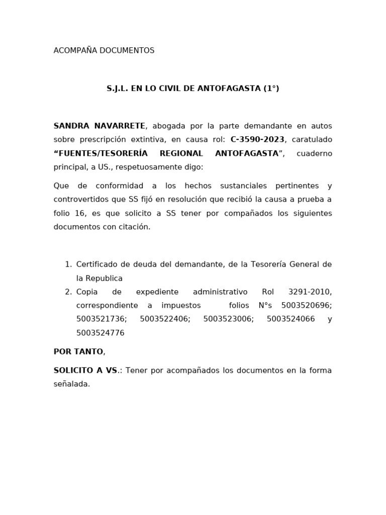 Acompaña Documentos | PDF